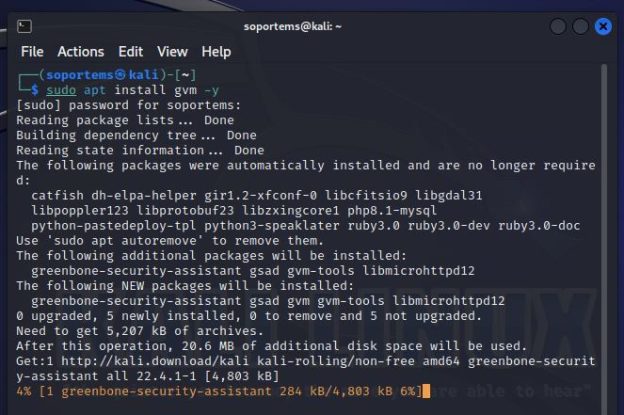 Como Instalar OpenVAS Greenbone Vulnerability Scanner Sobre Kali Linux 2022.4 - Soporte MS