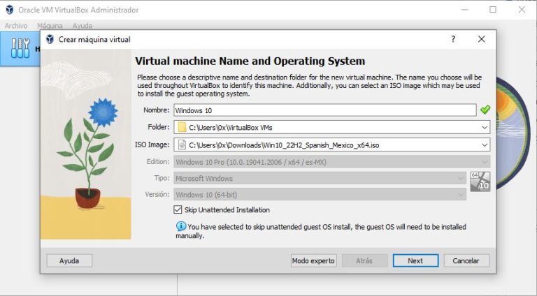 Instalando Windows 10 en una máquina virtual (VirtualBox) - Soporte MS